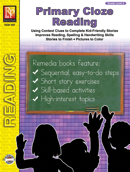 Primary Cloze Reading - Grade 2 (eBook)