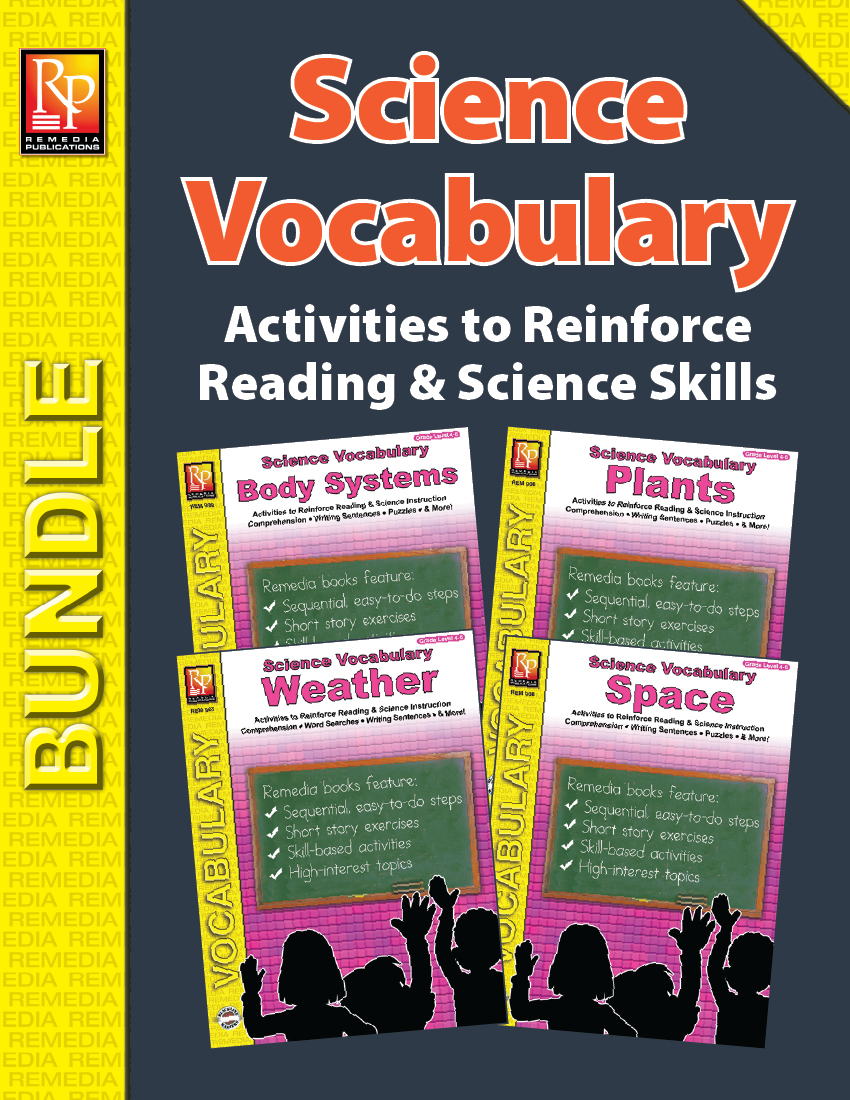 Science Vocabulary (Bundle) - Plants - Weather - Space - Human Body ...