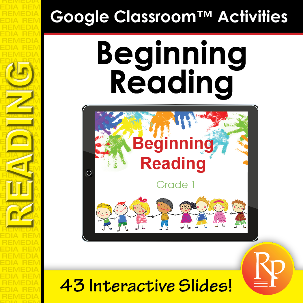 Google Classroom™ Activities: Beginning Reading Passages for Reading ...