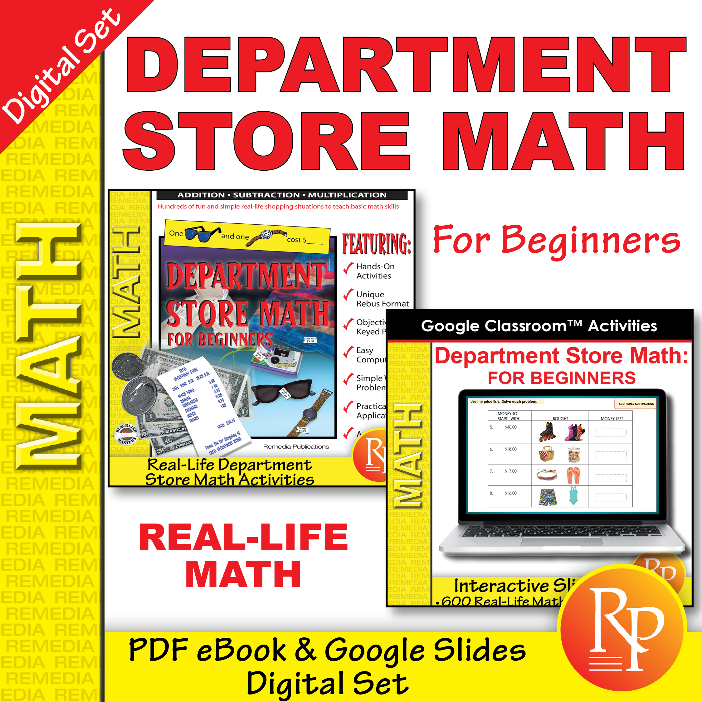 Department Store Math PDF & Google BUNDLE: Real Life Word Problems ...