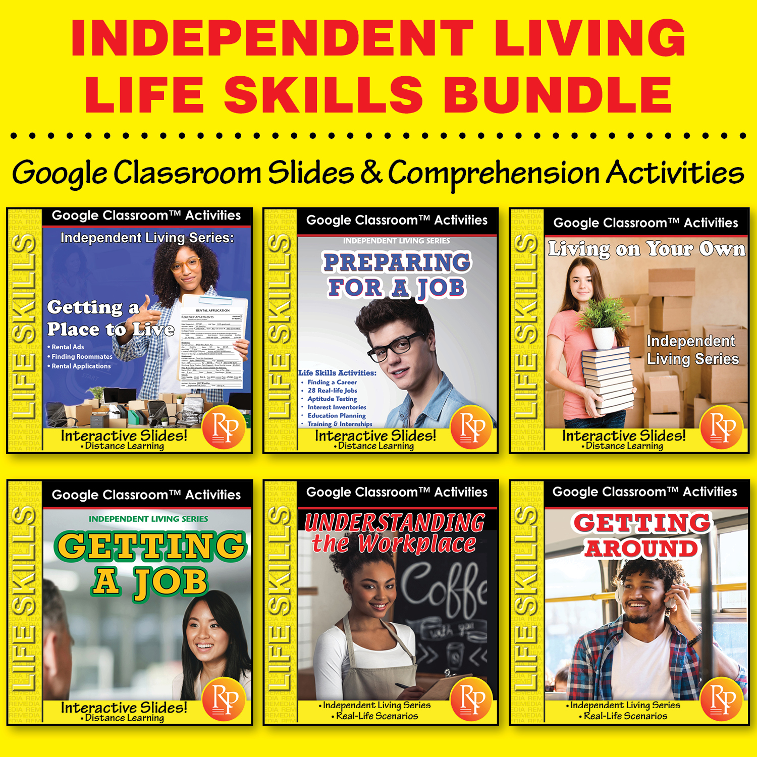 INDEPENDENT LIVING Bundle: Life Skills Lessons for Older Students ...