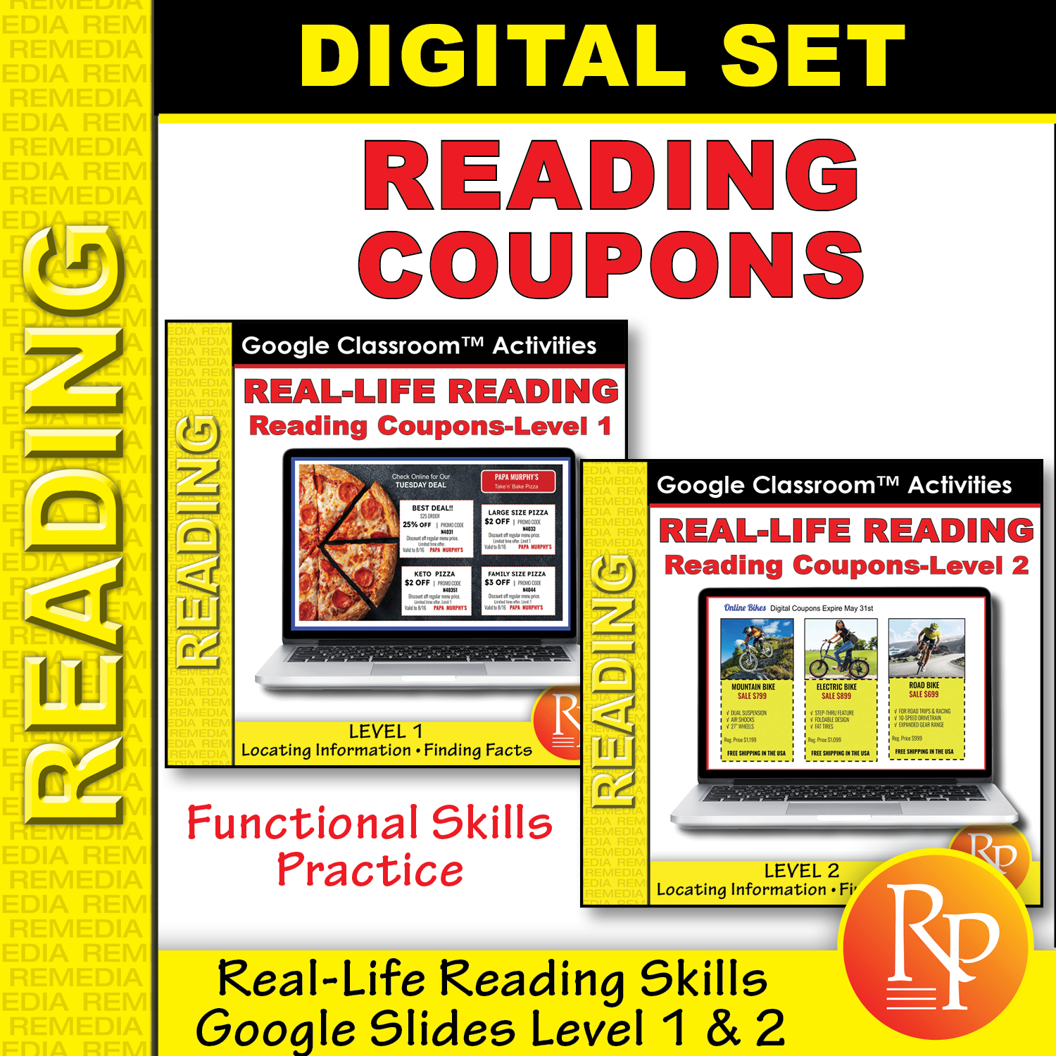 Reading, Comprehension, Life Skills, Google Slides, Set
