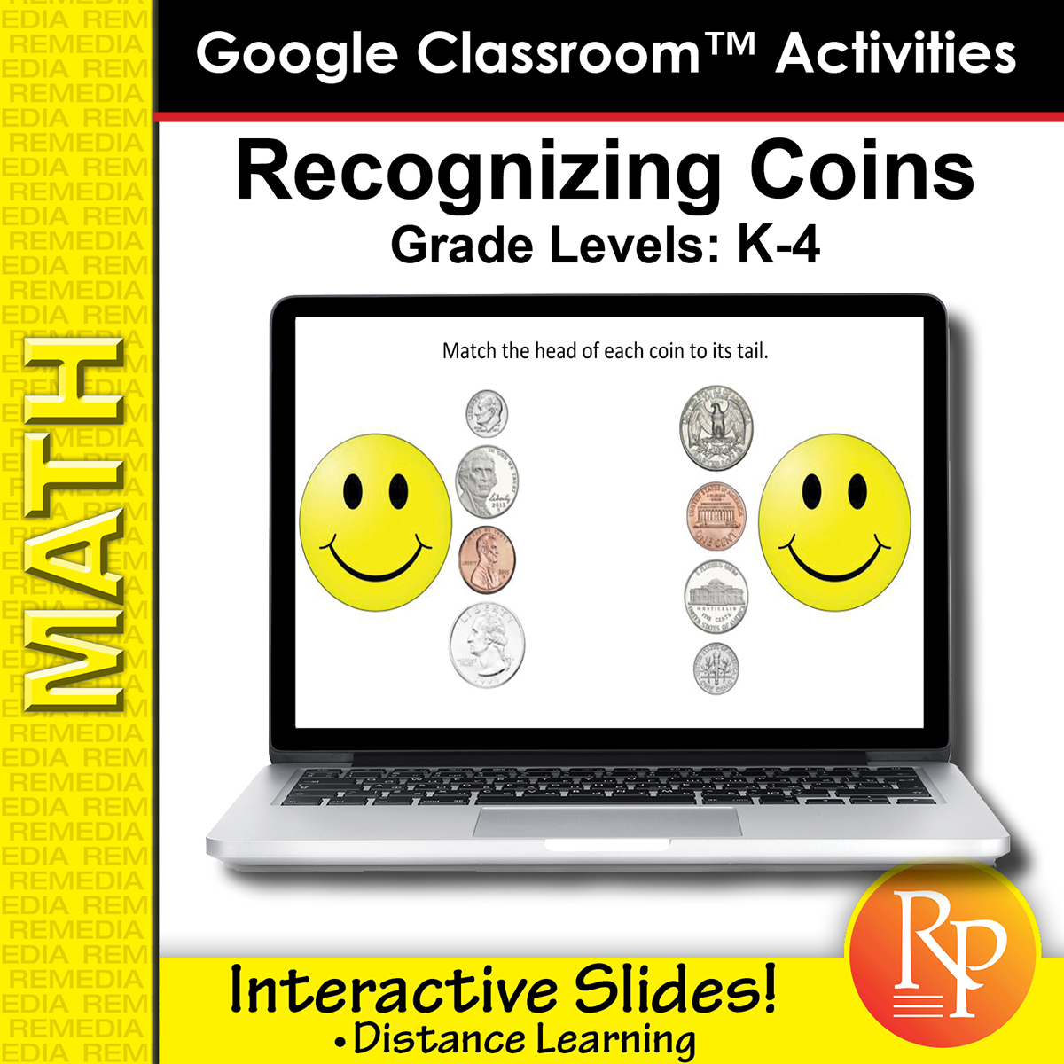 Recognizing Coins & Money: Google Classroom™ Slides
