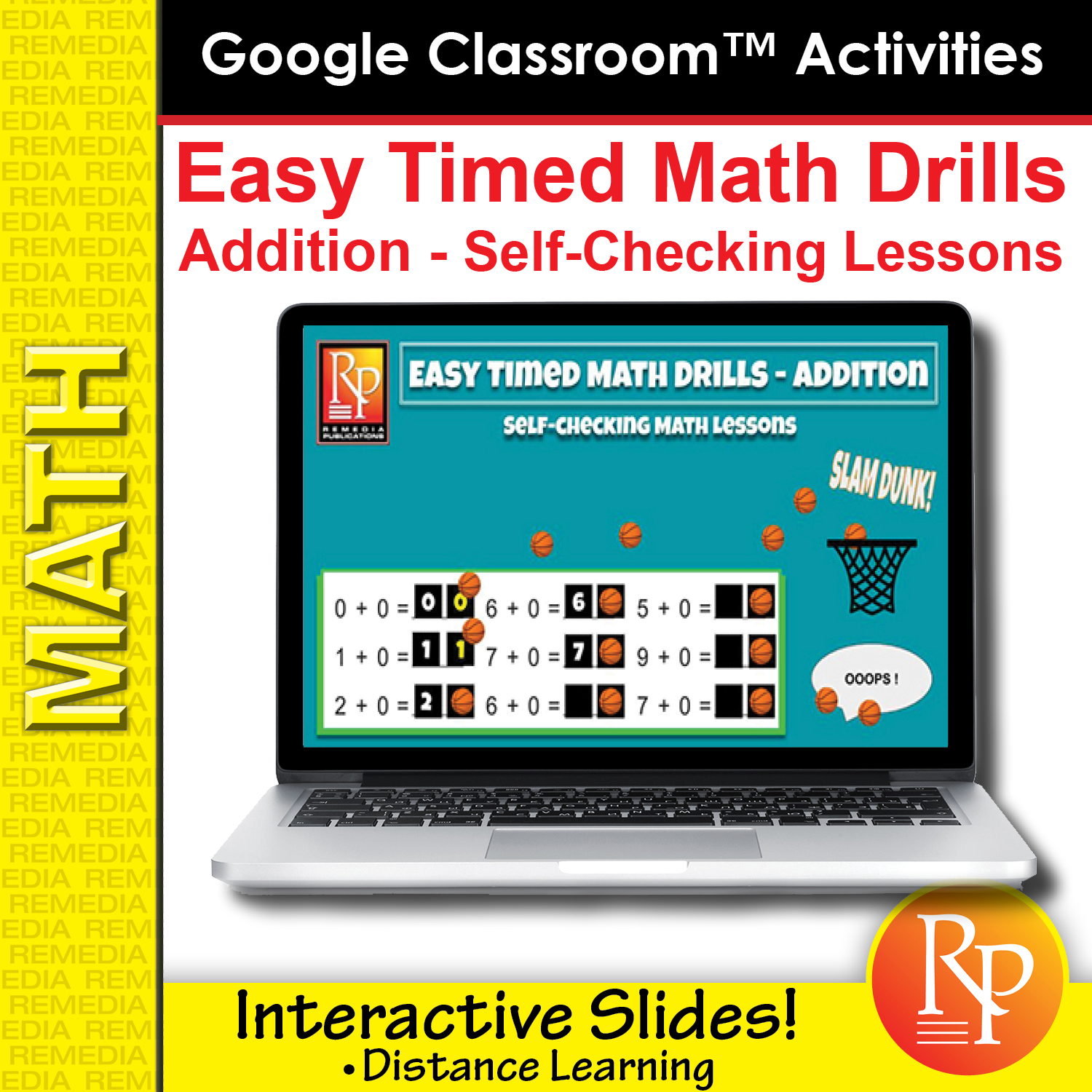 Google Classroom: Easy Timed Math Drills - Addition