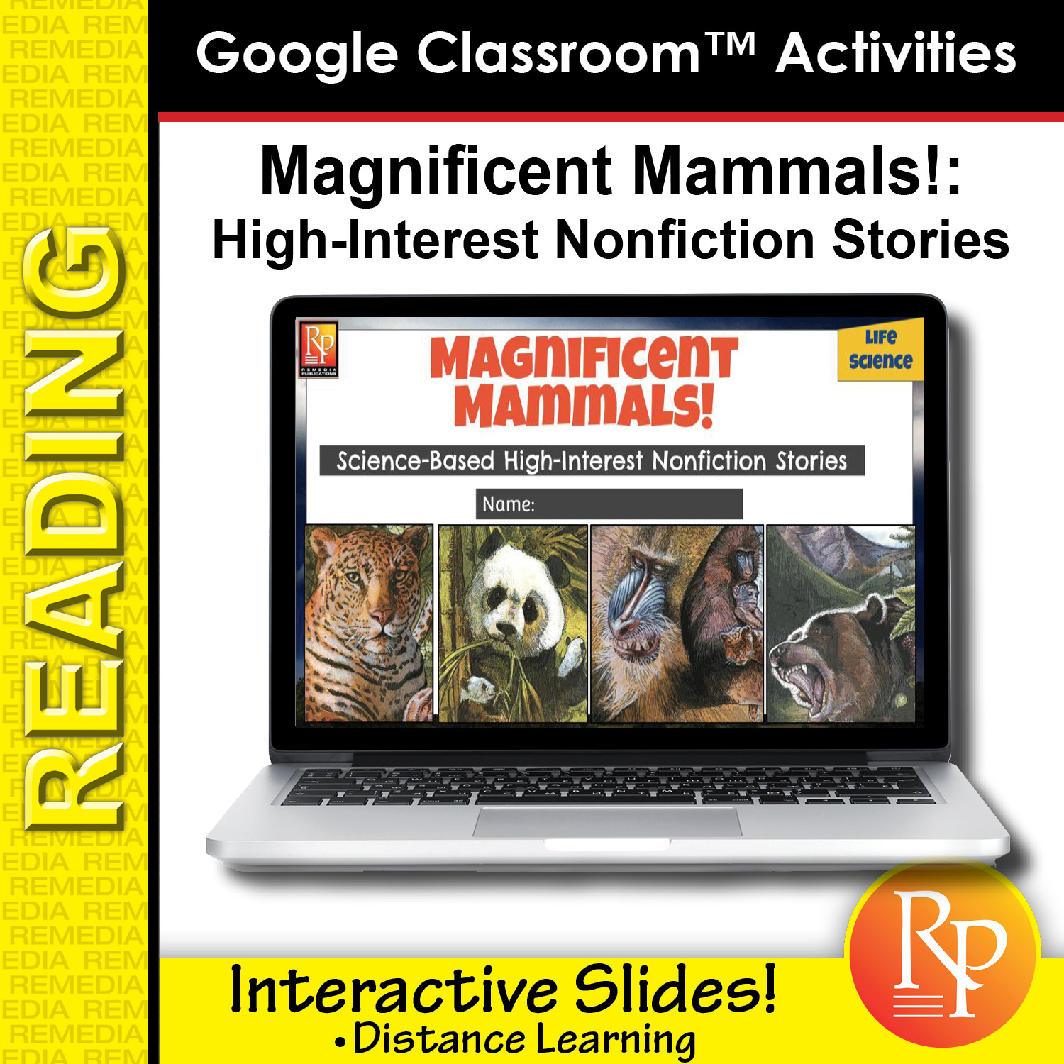 High Interest Reading / Low Vocab MAGNIFICENT MAMMALS GOOGLE CLASSROOM ...