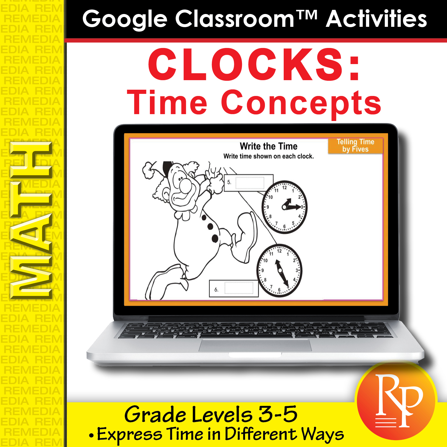 Google Classroom: Clocks Time Concepts