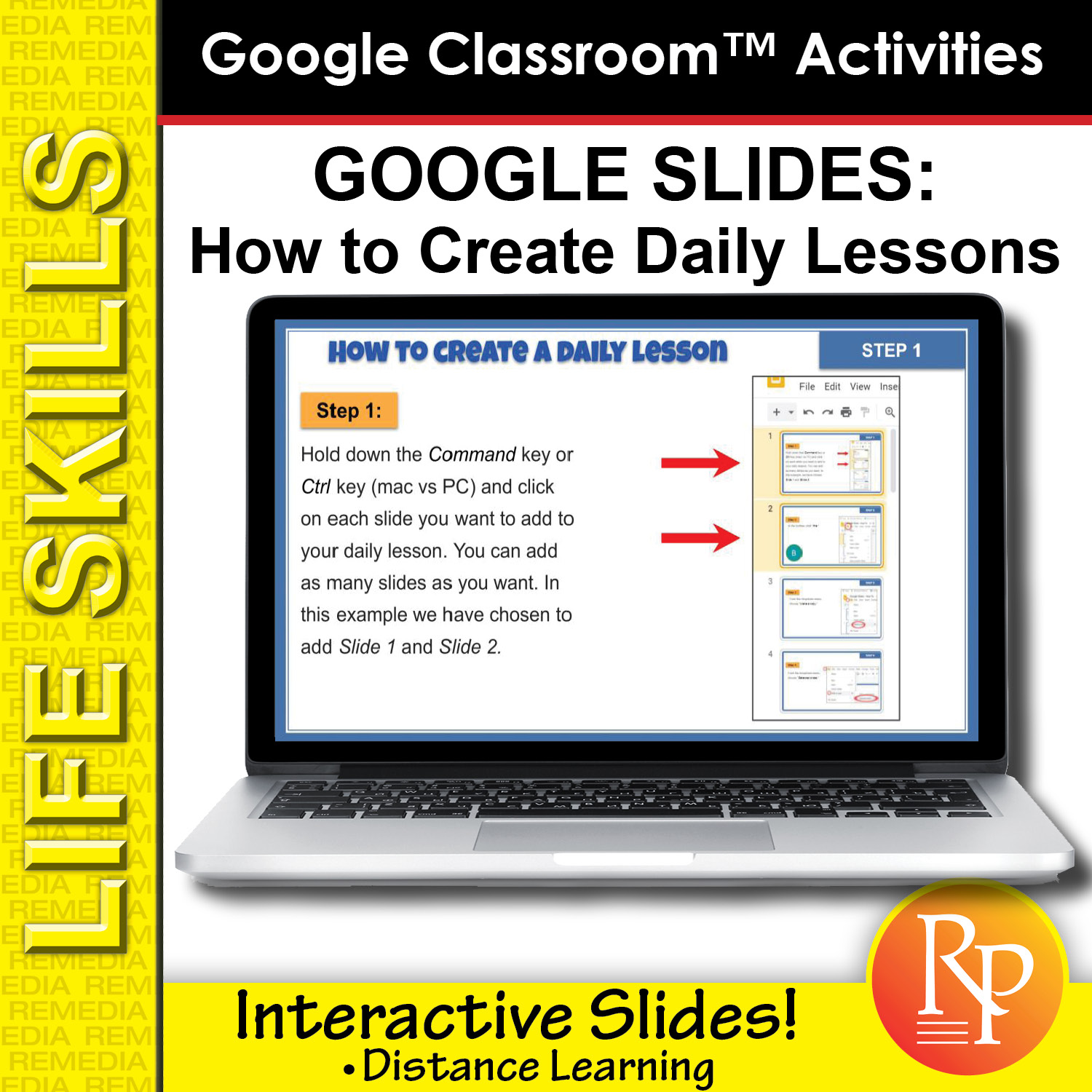 Google Slides - How To Create Daily Lessons