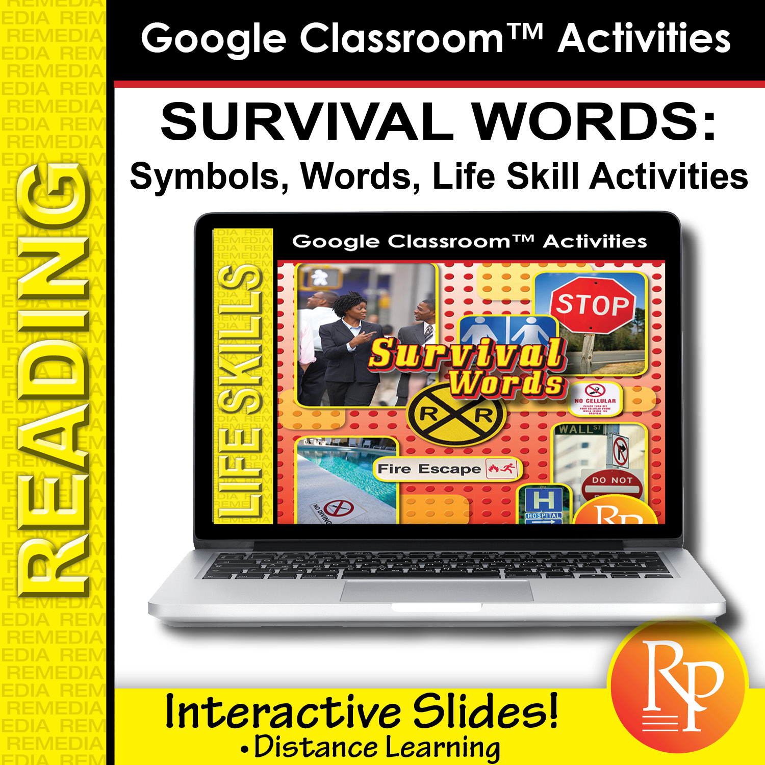 Google Slides: Essential Vocabulary - Survival Words