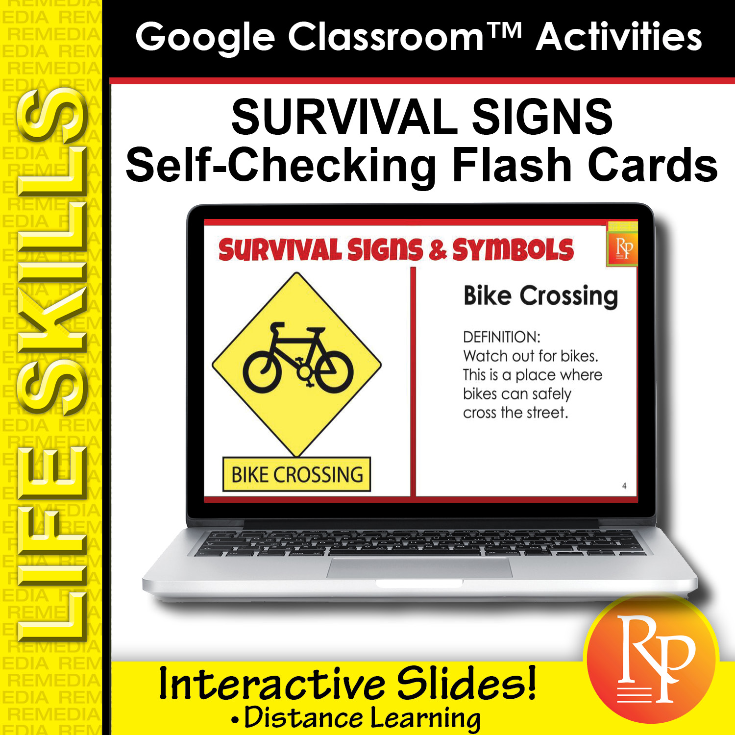 191 Google Slides: SURVIVAL SIGNS, SYMBOLS: SELF CHECKING FLASH CARDS ...