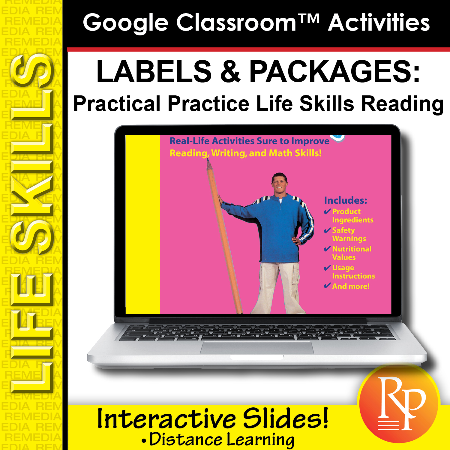 Google Slides: LABELS & PACKAGES: Practical Practice Reading & Life Skills