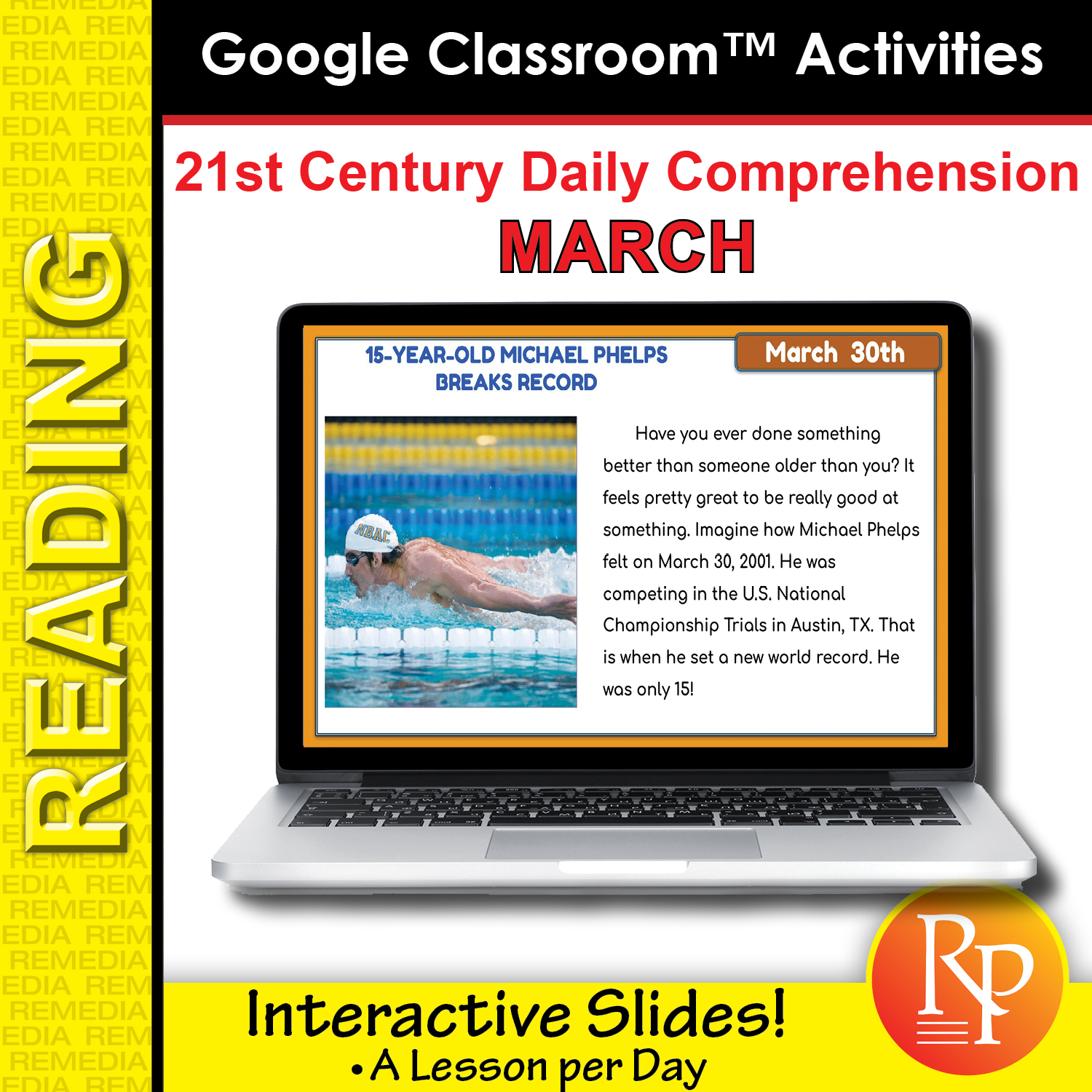 21st Century MARCH DAILY COMPREHENSION: High Interest Reading Google ...