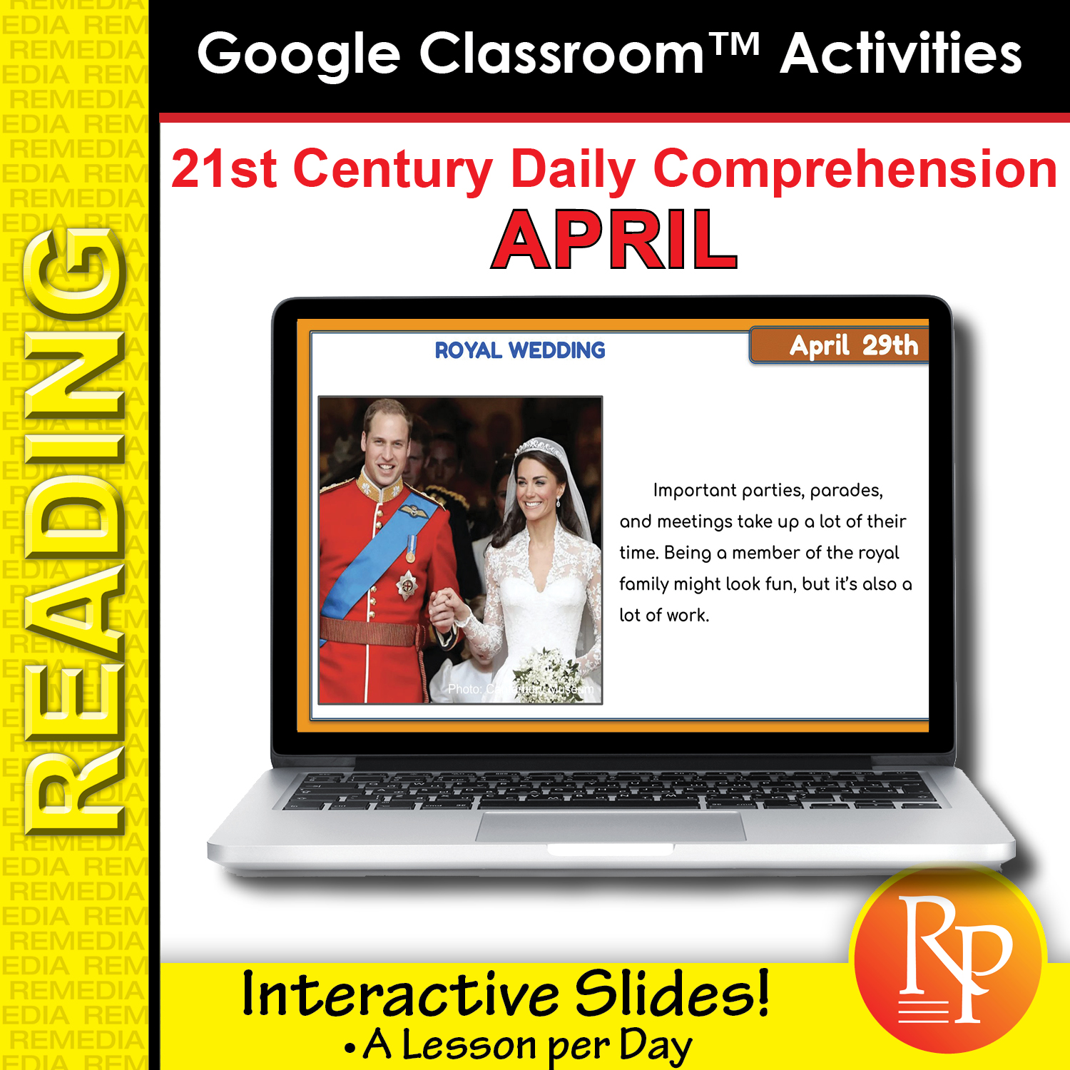 21st Century APRIL DAILY COMPREHENSION: High Interest Reading Google ...