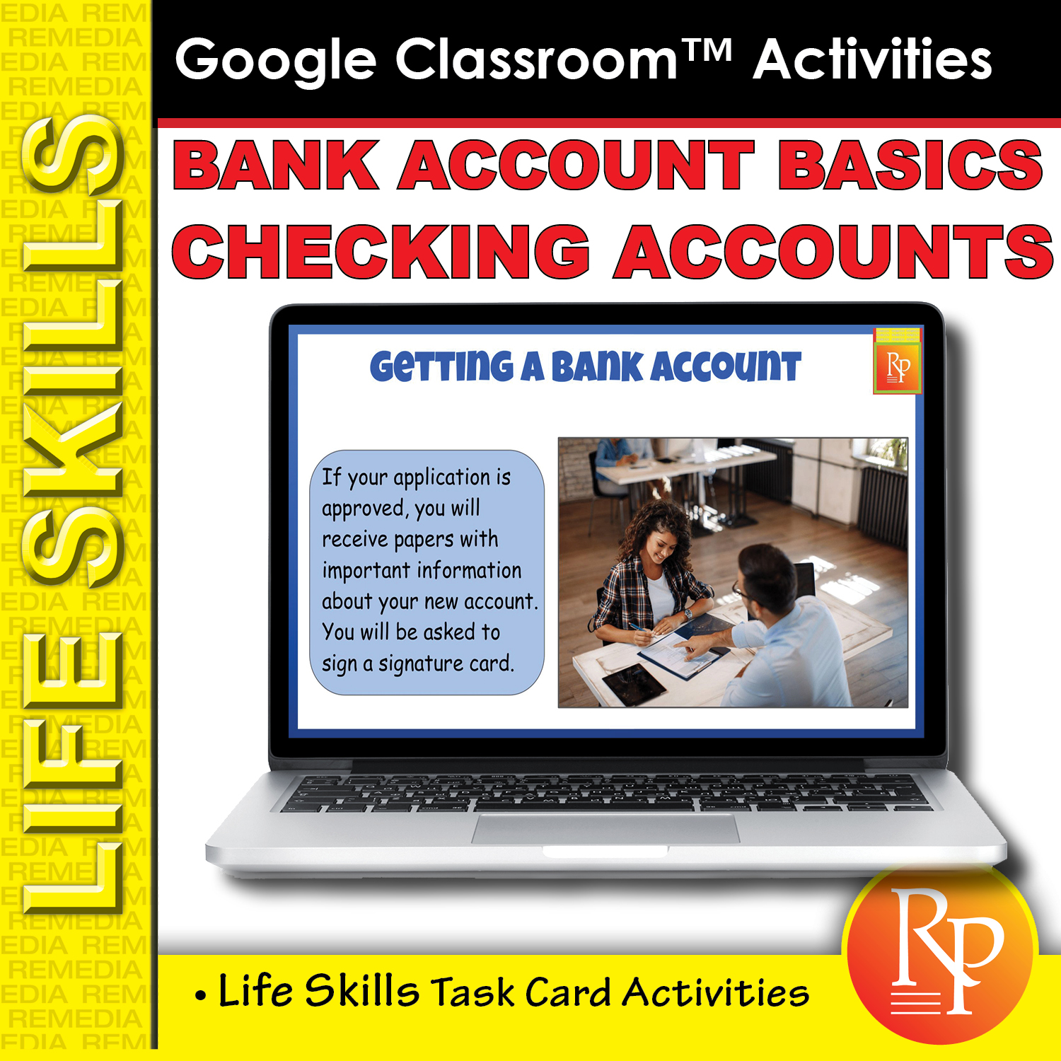 Bank Account Basics: Reading Task Cards - Consumer Life Skills GOOGLE ...