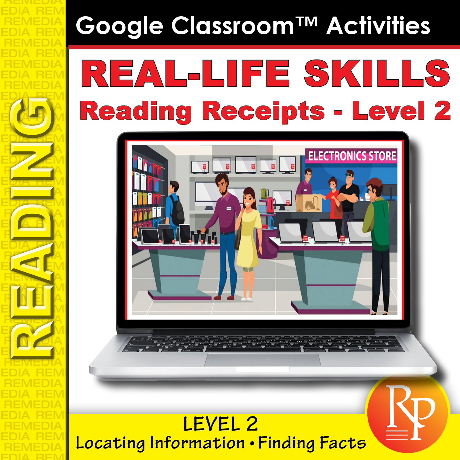 Reading Receipts 2 GOOGLE: Real-Life Reading