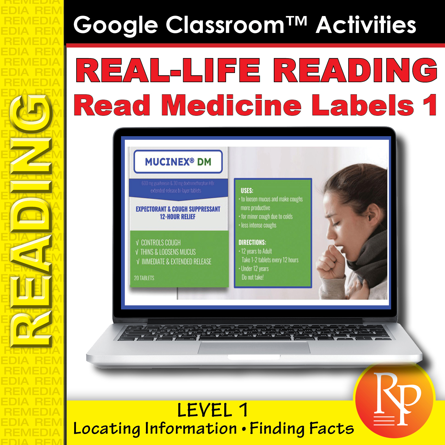 Reading Medicine Labels Level 1 - GOOGLE: Life Skills - Comprehension ...