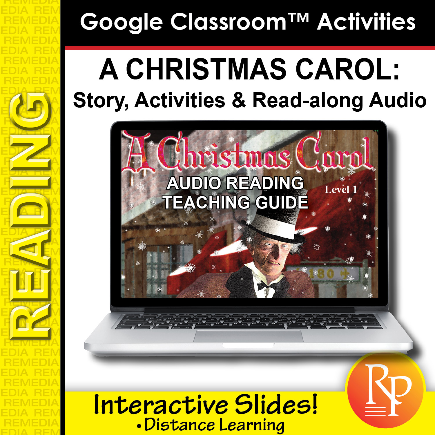 Google Slides "A Christmas Carol" Abridged Story, Activities & Read ...