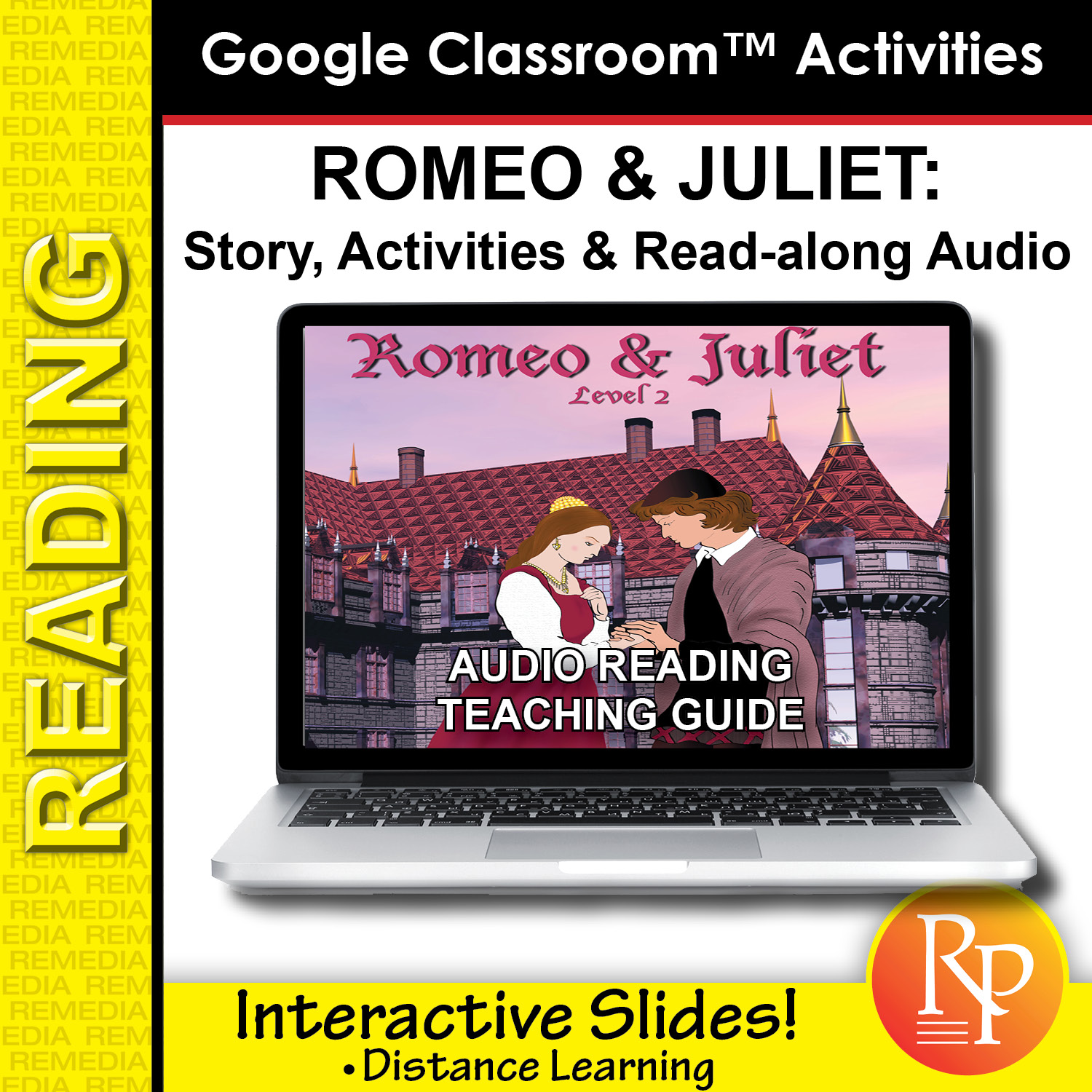 Google Slides: "Romeo and Juliet" Abridged Story, Activities & Read ...
