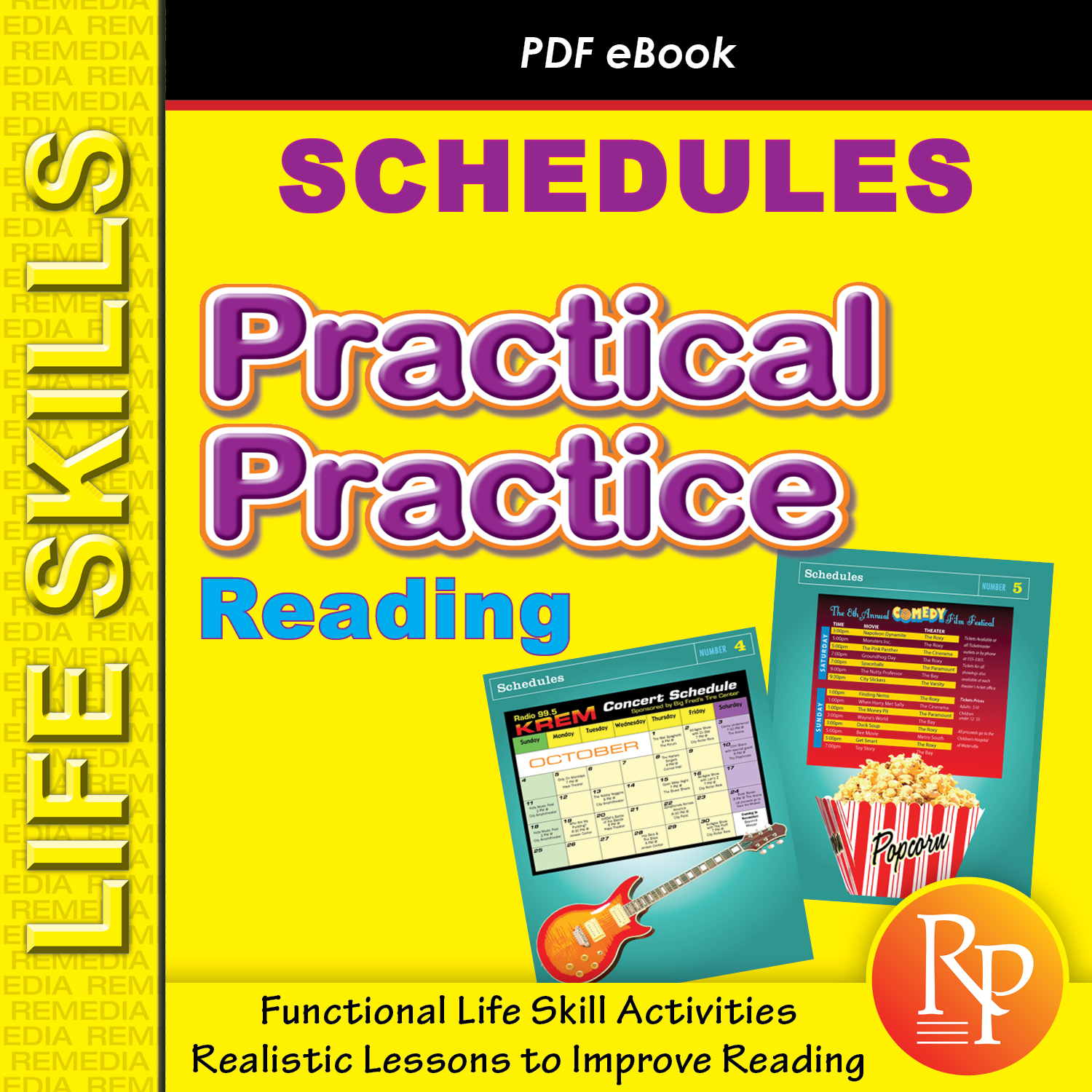 Life Skills Reading: USING SCHEDULES - Visual Comprehension & Consumer ...