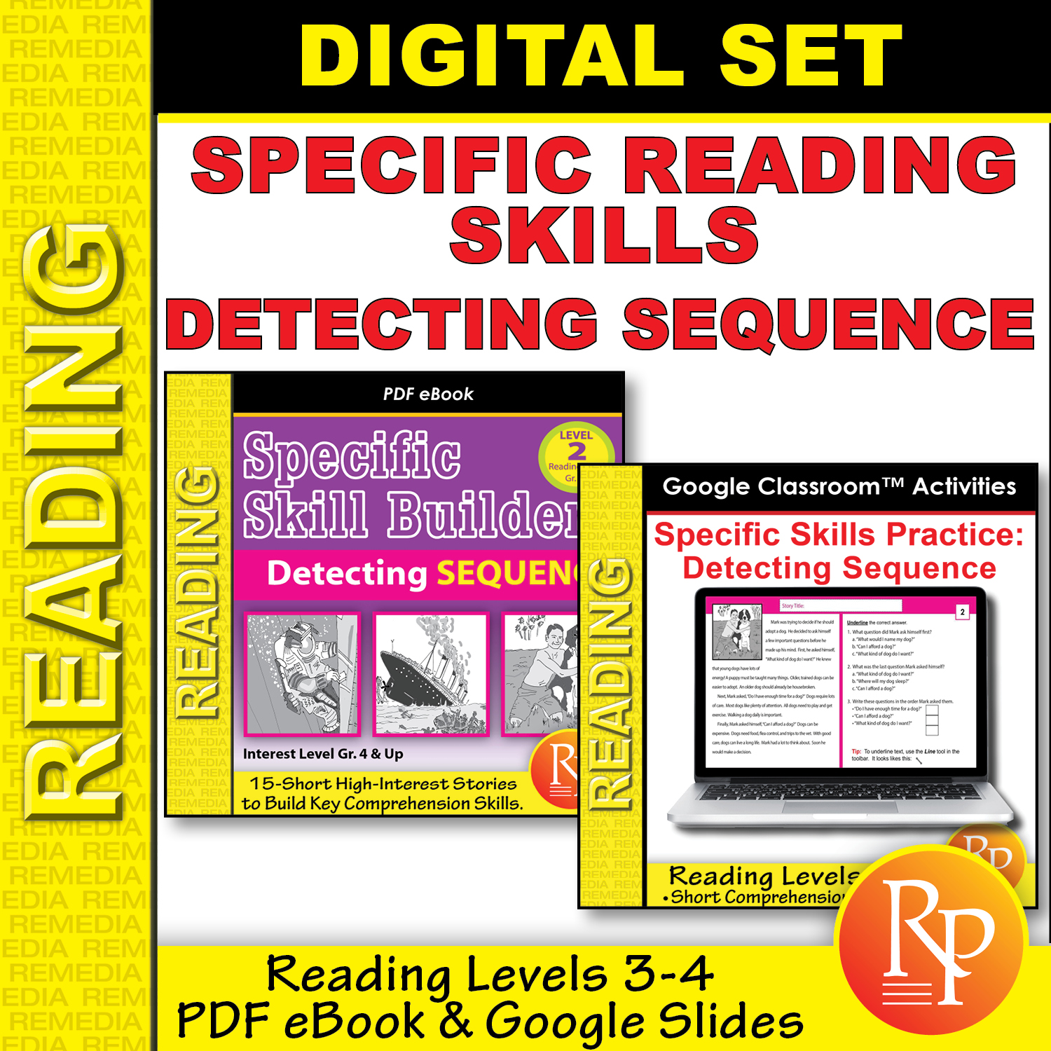 Specific Skills: Detecting Sequence | Short Stories | Comprehension ...
