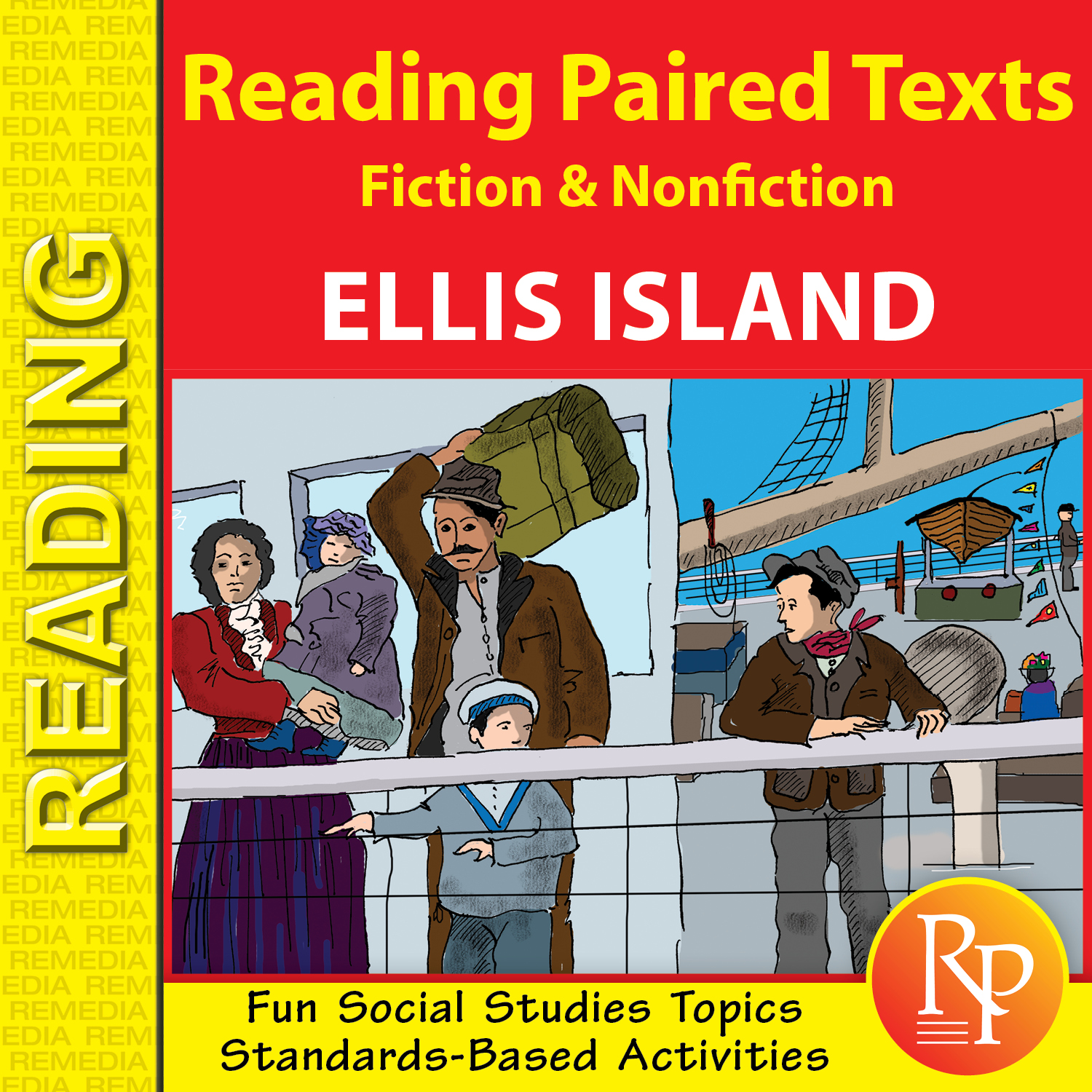 Ellis Island - Social Studies - Paired Texts - Fiction to Nonfiction