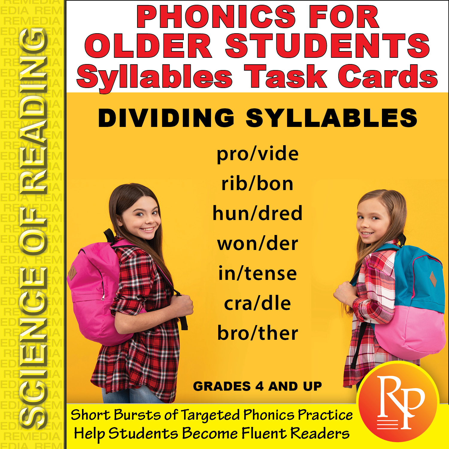 Science of Reading - Phonics for Older Students: Syllables Task Cards