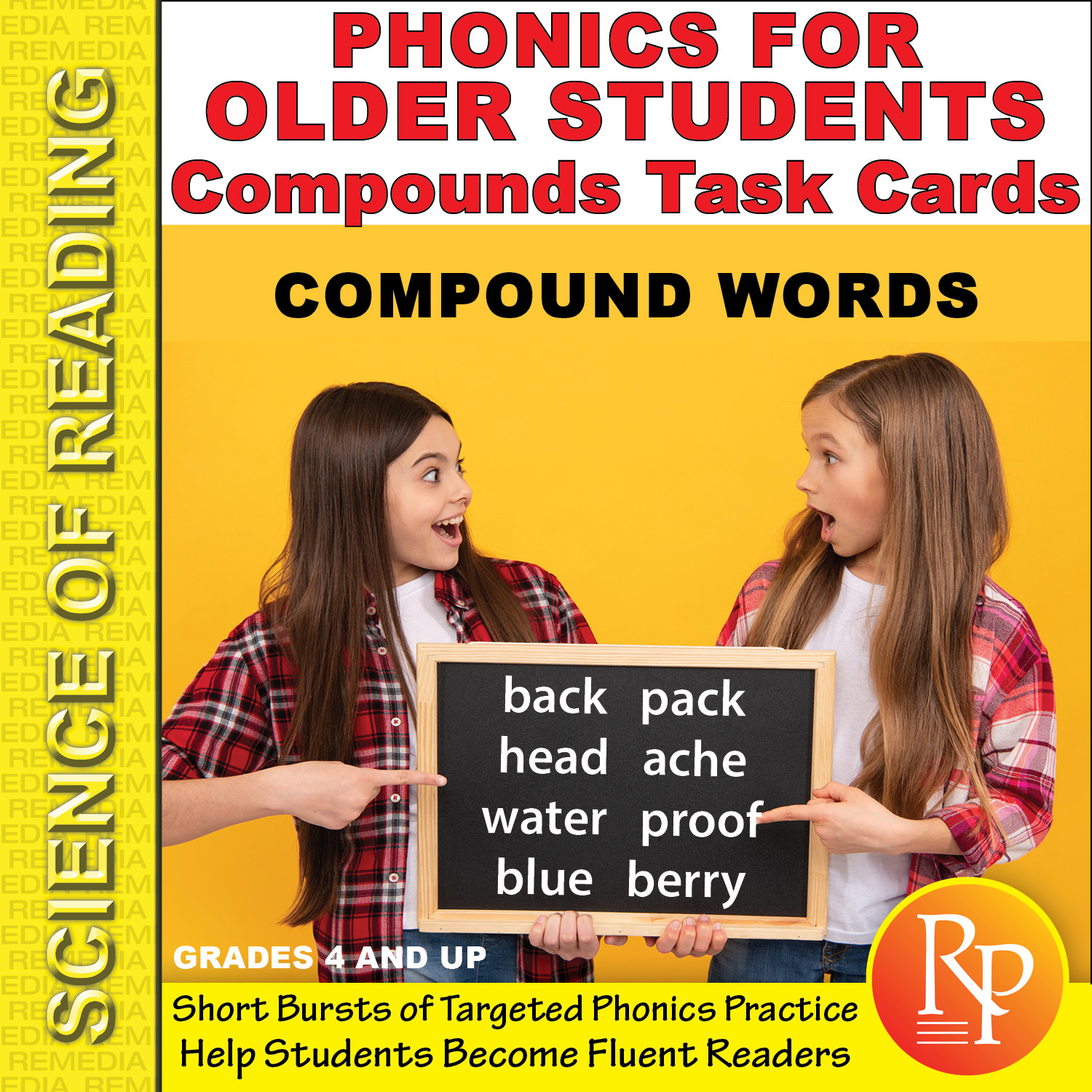 Science of Reading - Phonics for Older Students: Compounds Task Cards