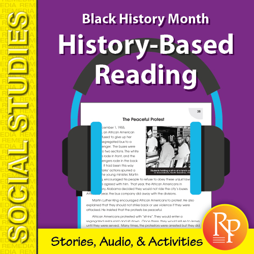 Reading, Audio, Activities, Cloze, Comprehension, Civil Rights, Black ...