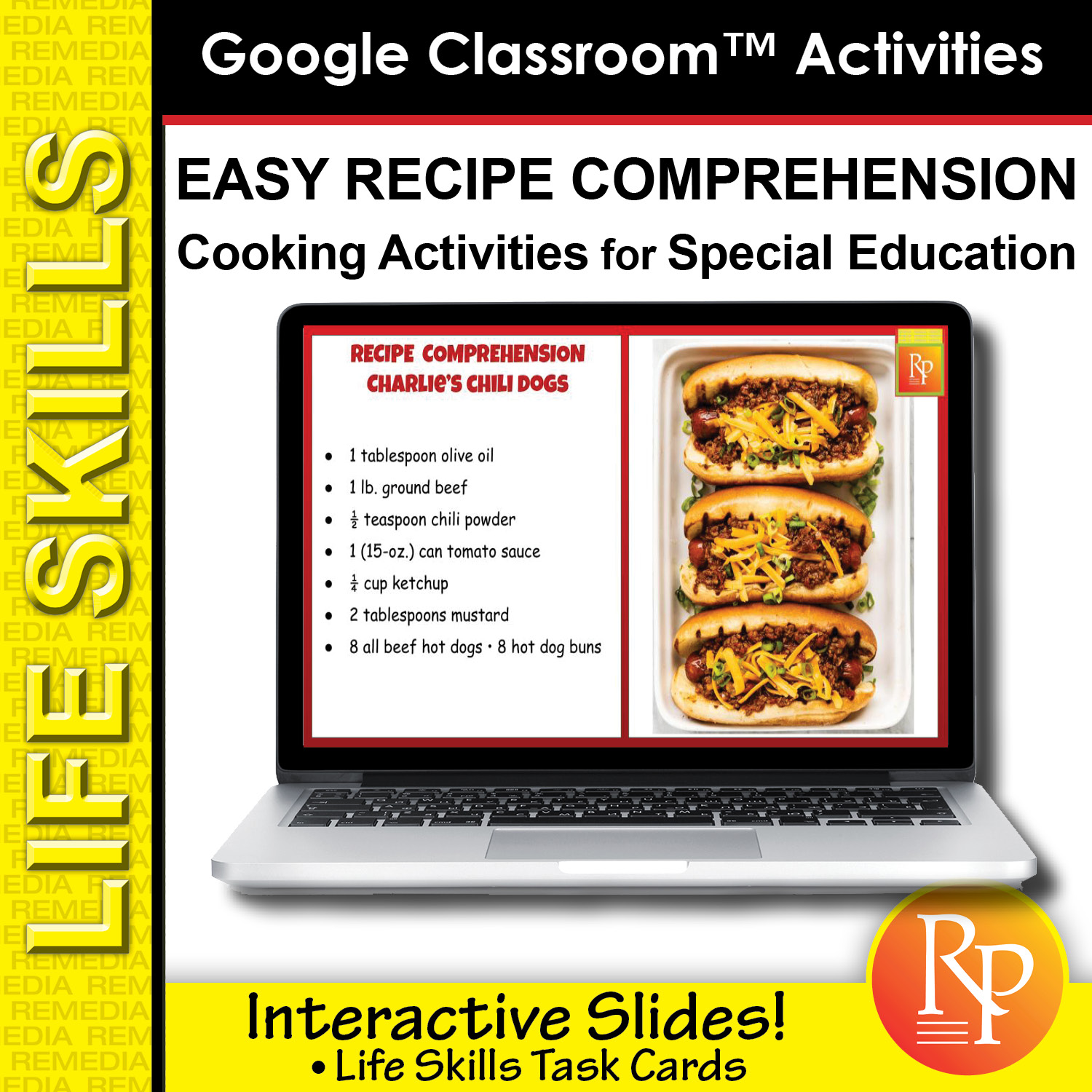 EASY RECIPE COMPREHENSION: Simple Cooking Activities | Special Ed ...