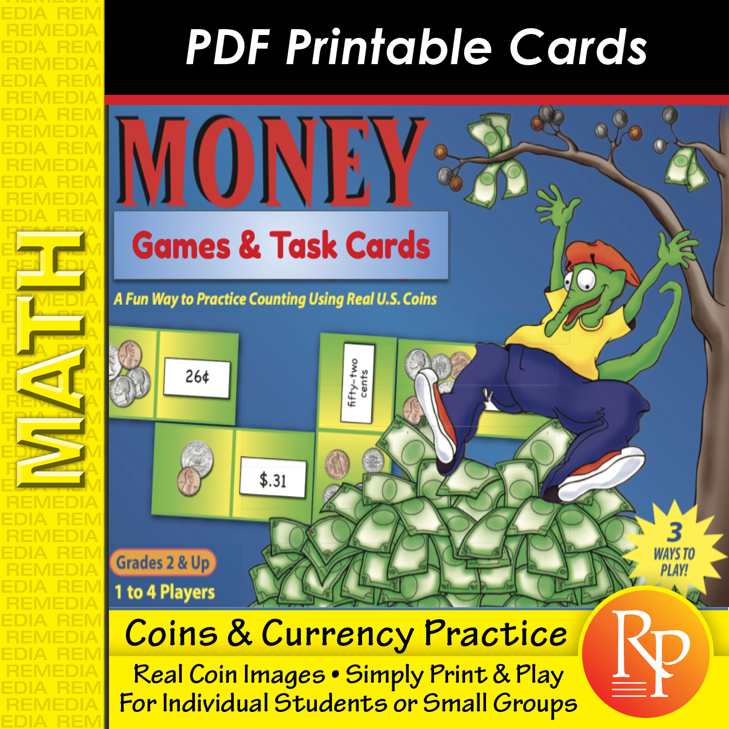 43 Counting Money Task Cards: Adding Coins Daily Warm-ups | colorful & fun