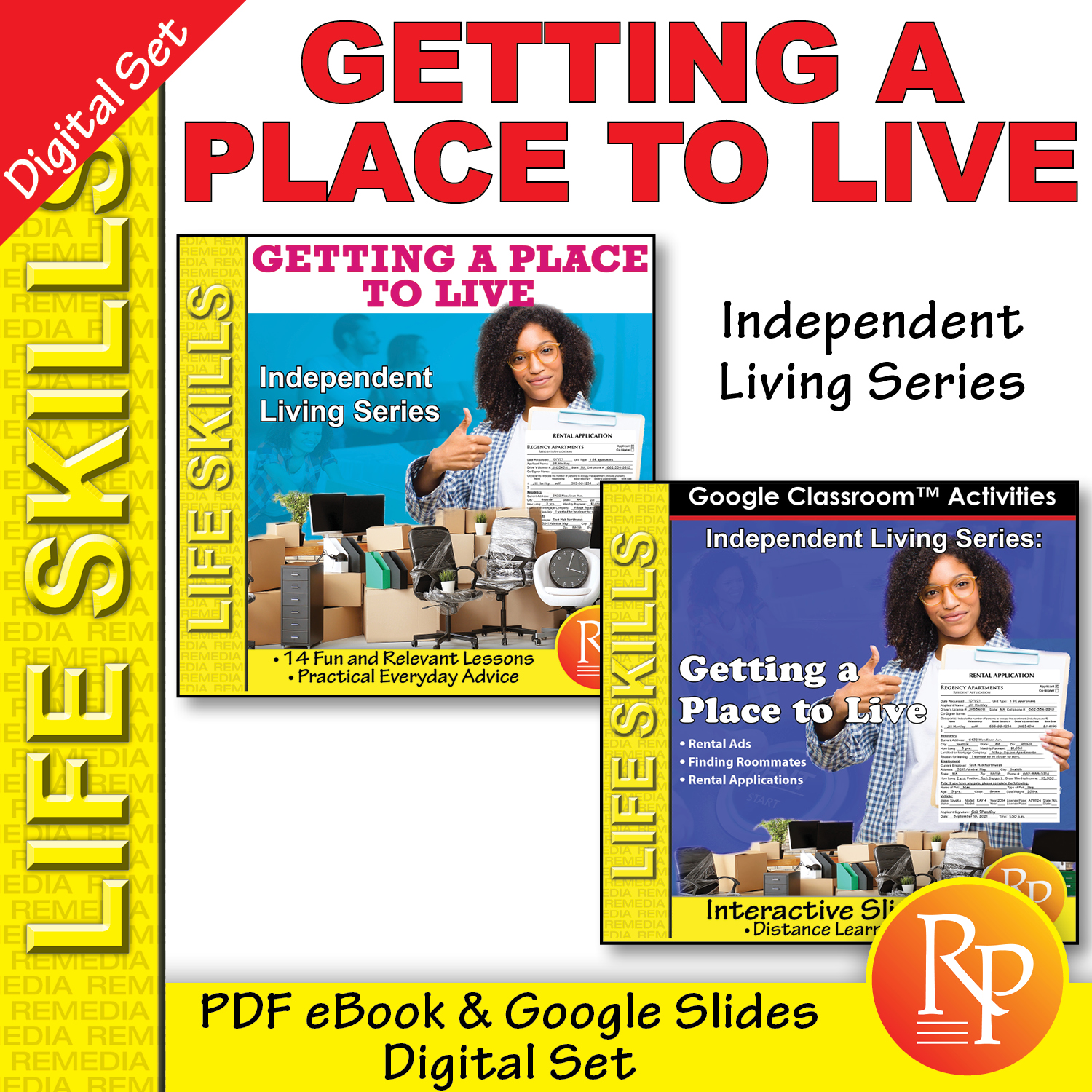 GETTING A PLACE TO LIVE - PDF & Google SET - Life Skills - Apartment ...