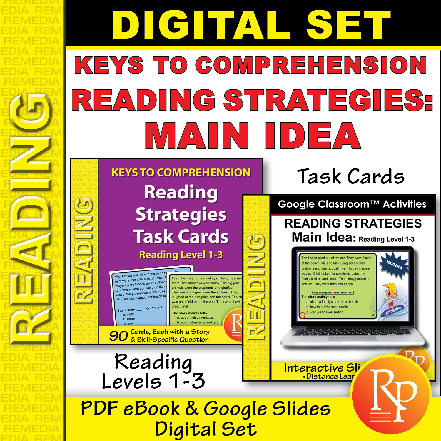 Main Idea Reading Strategies: Hi/Lo | Comprehension Activities | Google ...