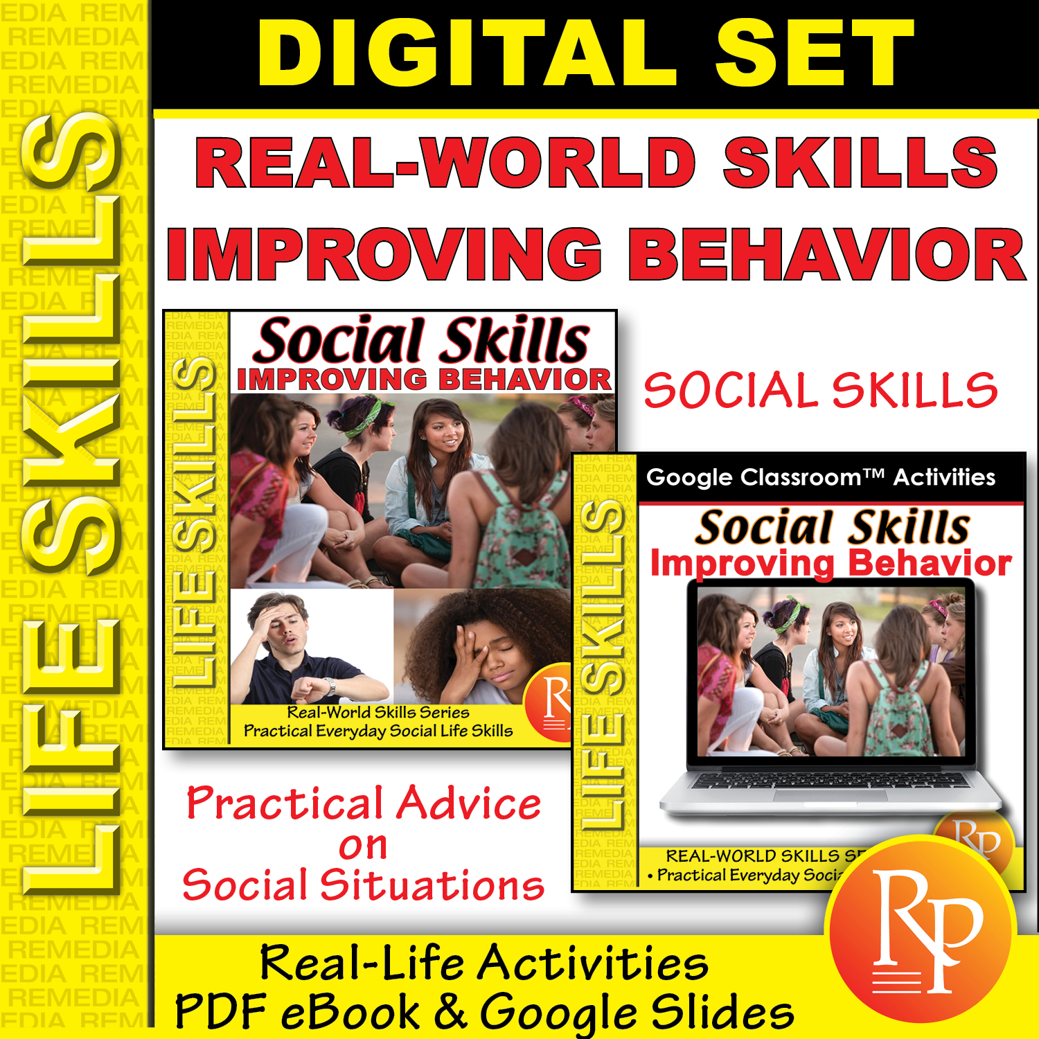 SOCIAL SKILLS: Improving Behavior - GOOGLE & PDF - Reading | Comprehension