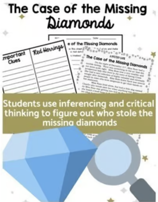 The Case of the Missing Diamonds: Digital Mystery Game