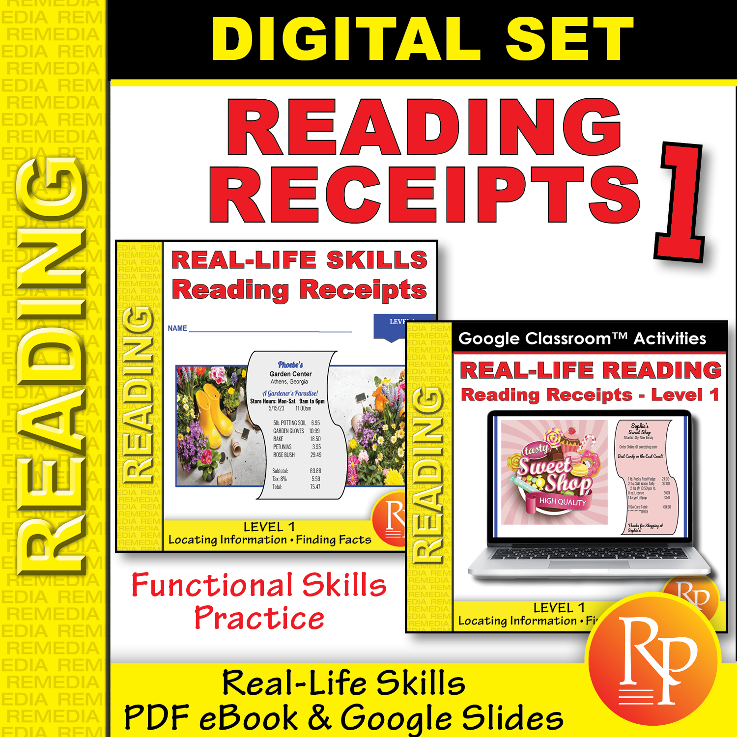 Reading Receipts Level 1 SET