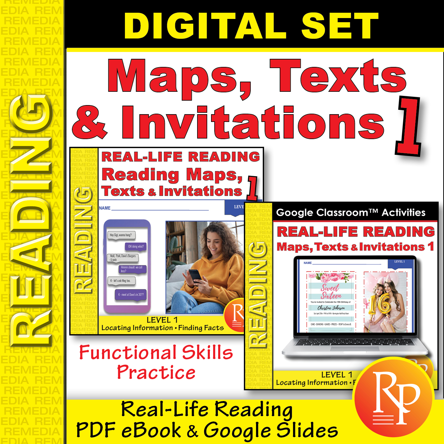 Reading, Life Skills, Real-Life, Google Slides