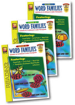 Word Families (3-Book Set)