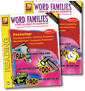 Word Families For Older Students (2-Book Set)