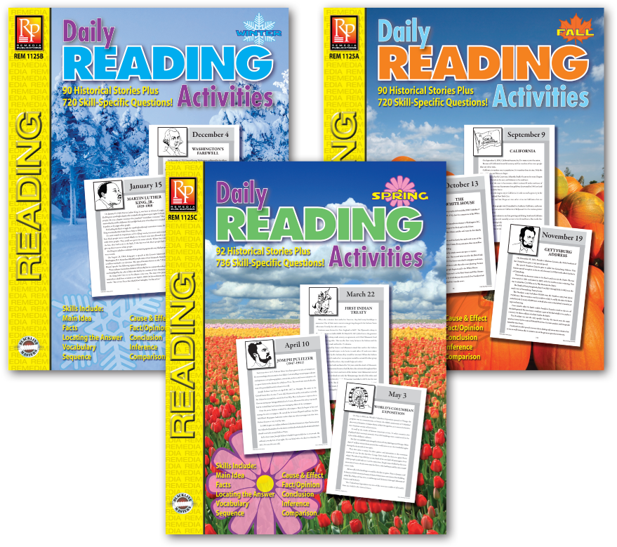 Daily Reading Activities (3-Book set)