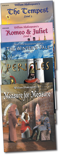 Easy Reading Shakespeare: Reading Level 2 (5-Book Set)