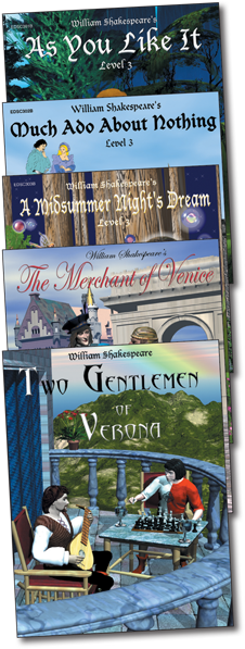 Easy Reading Shakespeare: Reading Level 3 (5-Book Set)