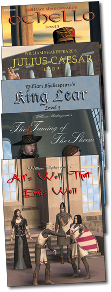Easy Reading Shakespeare: Reading Level 5 (5-Book Set)