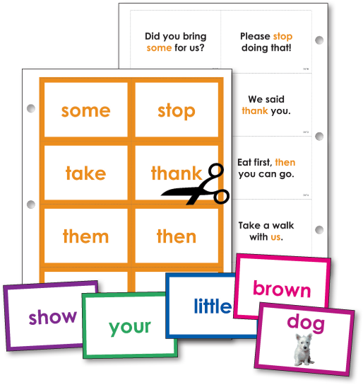 Basic Sight Words (Flash Cards)