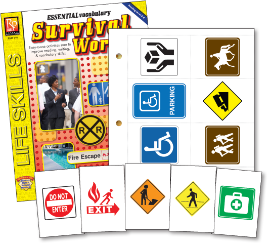 Survival Signs & Symbols (Activity Book & Flash Cards)