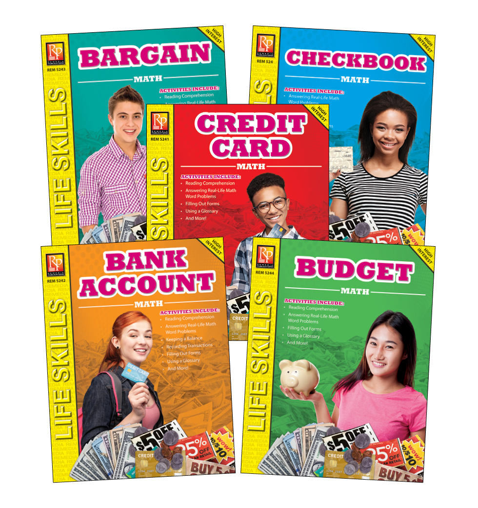 Life Skills Math Series (5-Book Set)